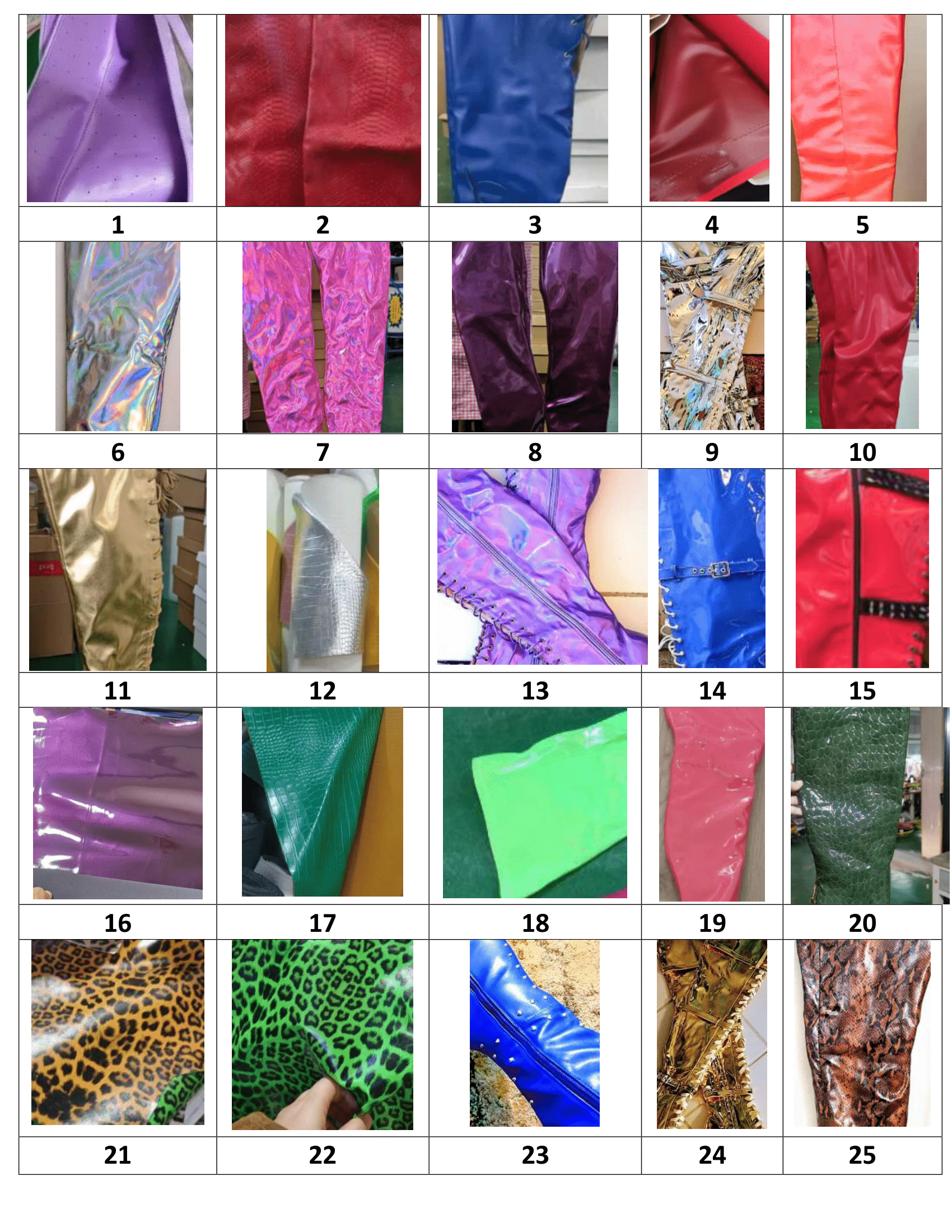 Solid Glossy Boots – Bootex BD