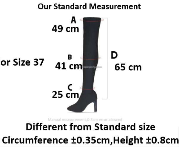 Red toe overknee boots – Bootex BD