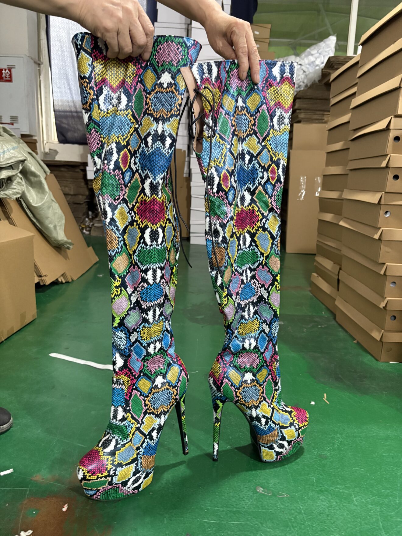 Full Body Snakeskin Boots – Bootex BD